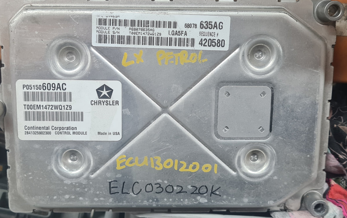 Chrysler 300C LX 3.6L ECU 05150609AC - ELC030220K – Poly4x4