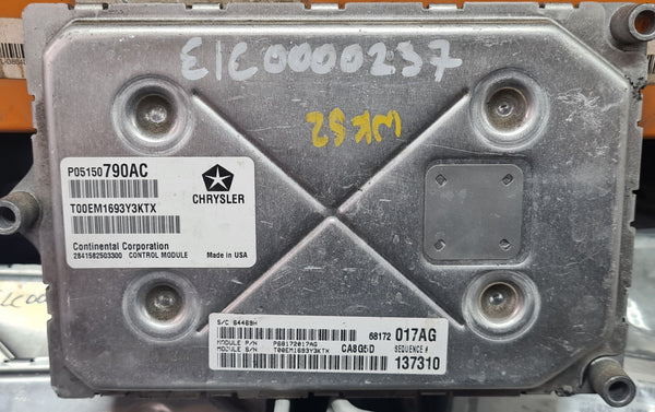 JEEP Grand Cherokee WK2 3.6L ECU 05150790AC - ELC0000237 – Poly4x4