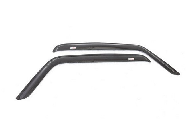 Smoked Acrylic Front Door Rain Deflectors For Jeep Wrangler JK – Poly4x4