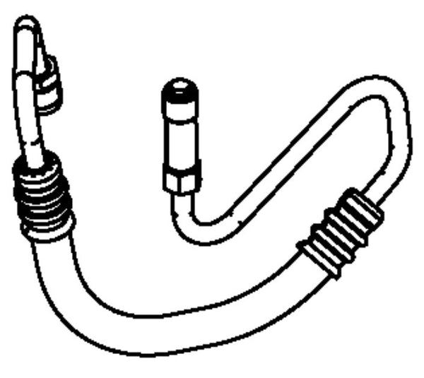 Power Steering Pressure Hose For Jeep Wrangler JK (Diesel only) – Poly4x4