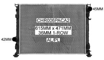 Radiator for Chrysler 300C LE – Poly4x4