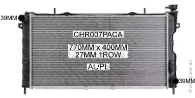 Radiator For Chrysler Grand Voyager RG – Poly4x4