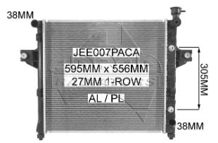 Radiator for Jeep Grand Cherokee WJ – Poly4x4