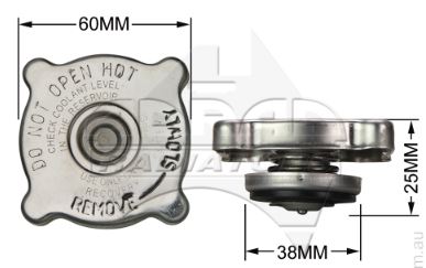 RADIATOR CAP 18psi – Poly4x4